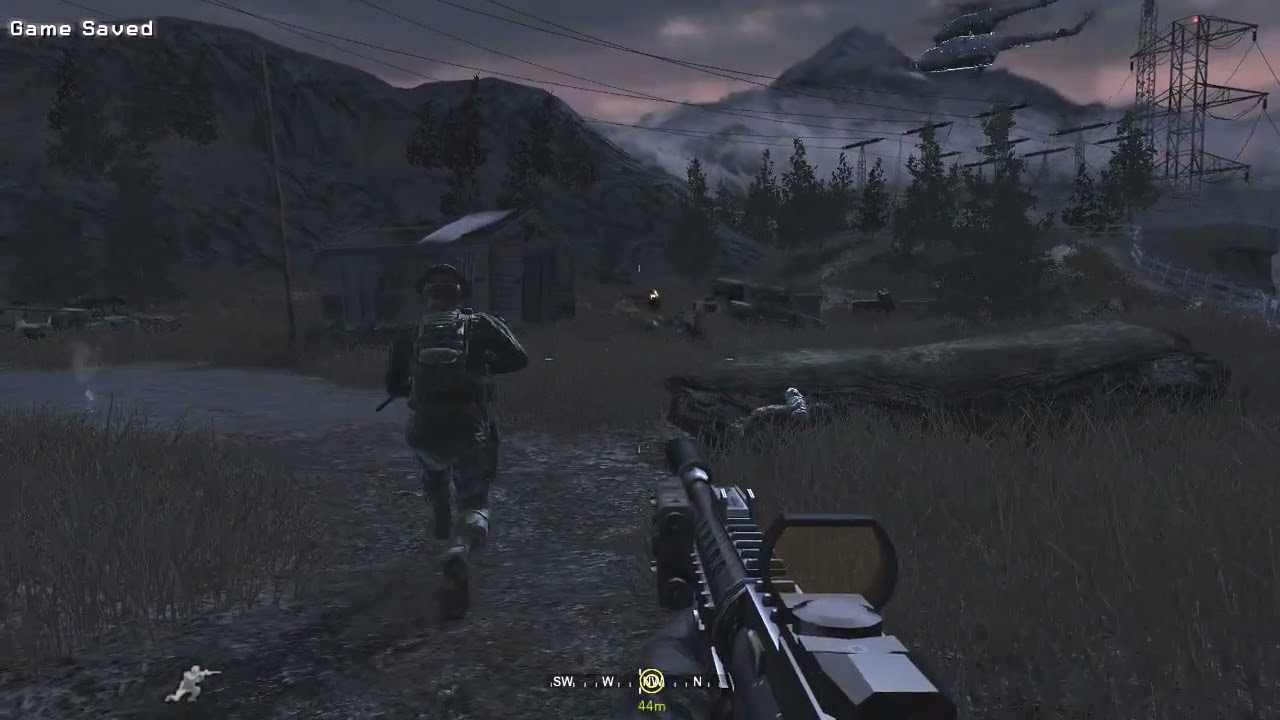 Rescuing Nikolai with Capt. Price - Call of Duty 4 MW1 Blackout Mission ...
