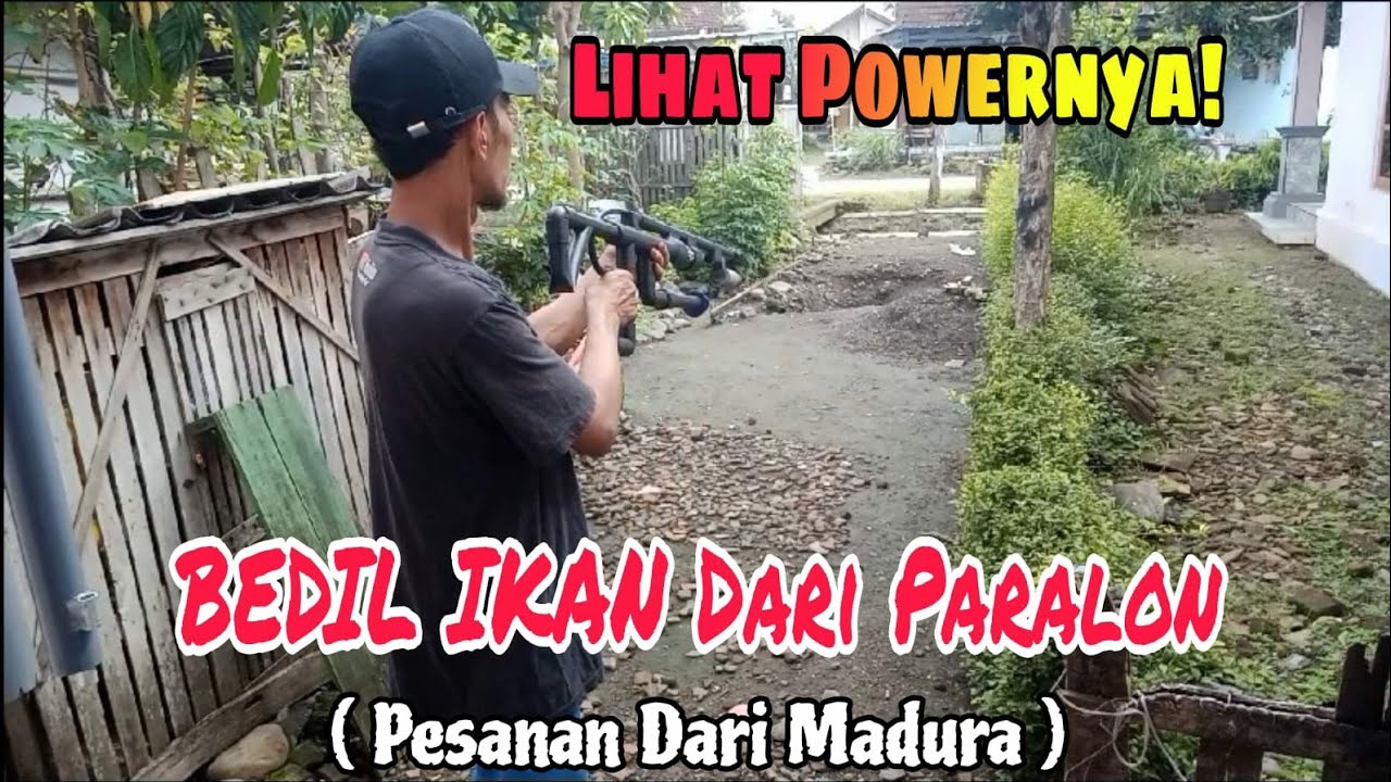 Bedil Ikan / Paser Ikan Paralon Sp 4 Terbaru Pesanan Dari Madura - YouTube