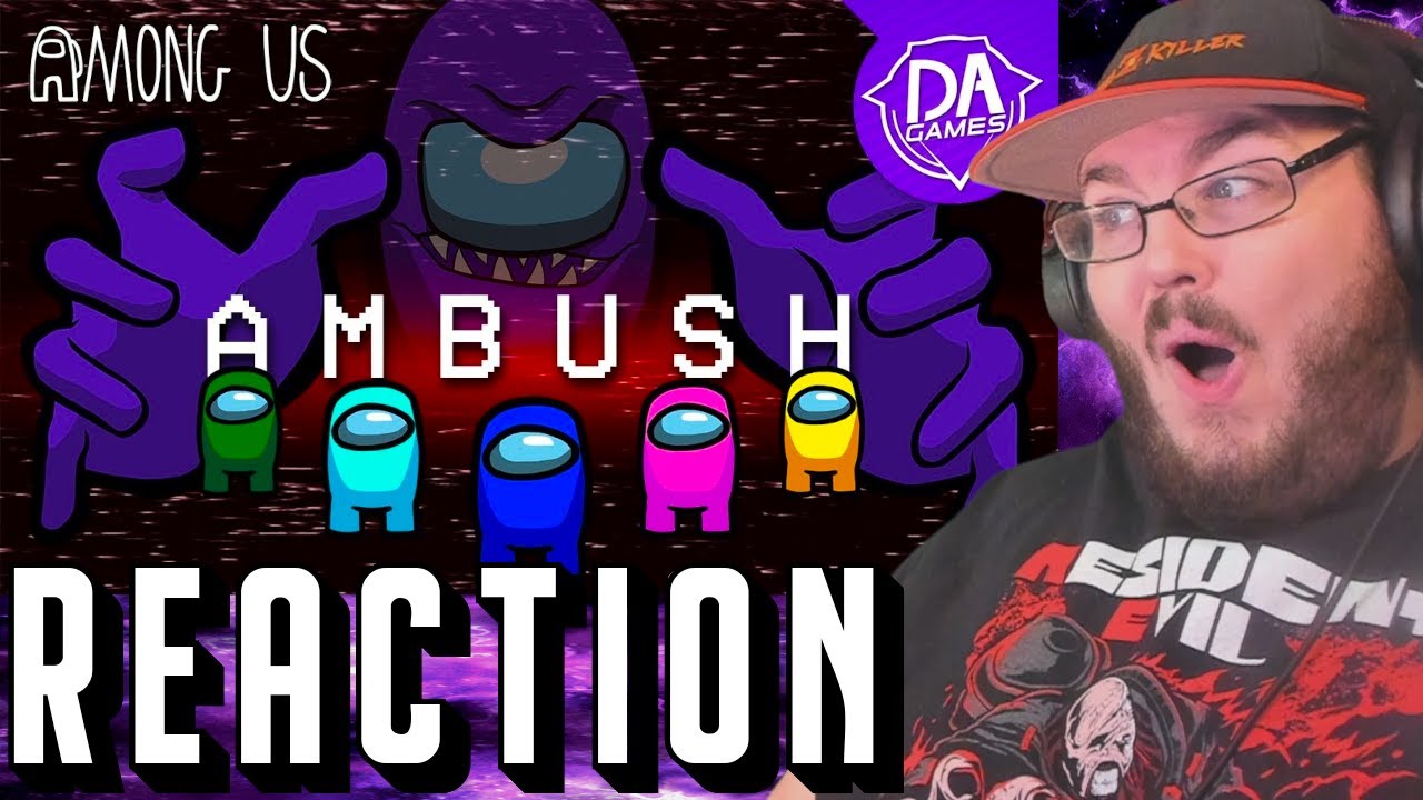 AMONG US SONG (Ambush) LYRIC VIDEO - DAGames REACTION!!! (This is a ...