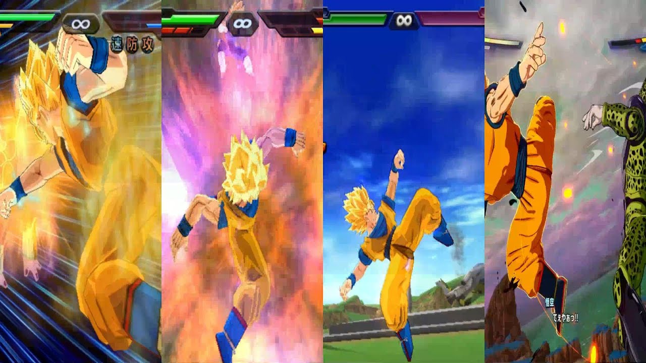 孫悟空 超サイヤ人2 メテオスマッシュ 進化の歴史 ドラゴンボール スパーキング Son Goku Meteor Smash Dragon ...