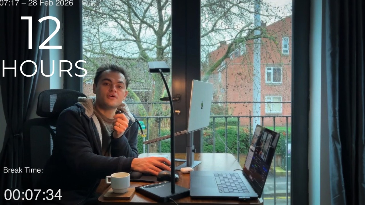 12-Hour LIVE Study With Me 🎓 | Cozy UK Ambience | Custom Pomodoro Timer ...