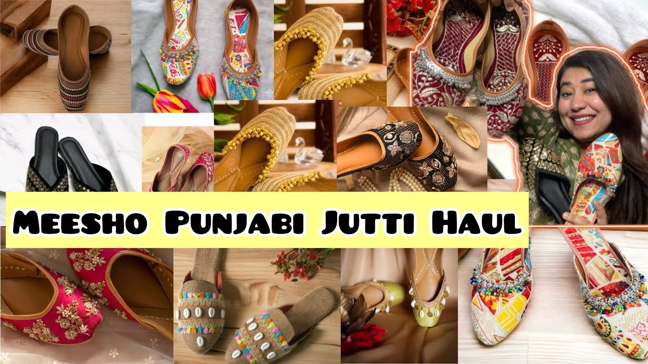 MEESHO PUNJABI JUTTI HAUL | Affordable| FAST DELIVERY 🚚 - YouTube