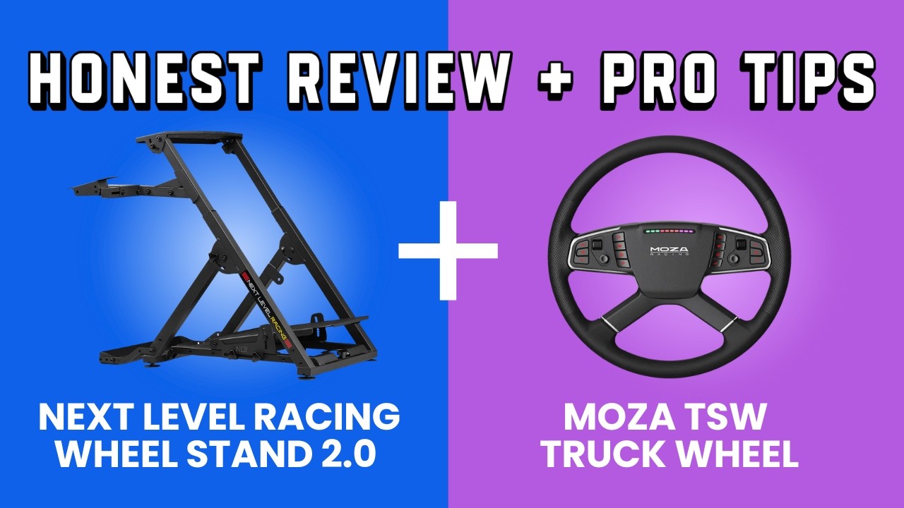 Next Level Racing Wheel Stand 2.0 + MOZA TSW Truck Wheel | Review ...