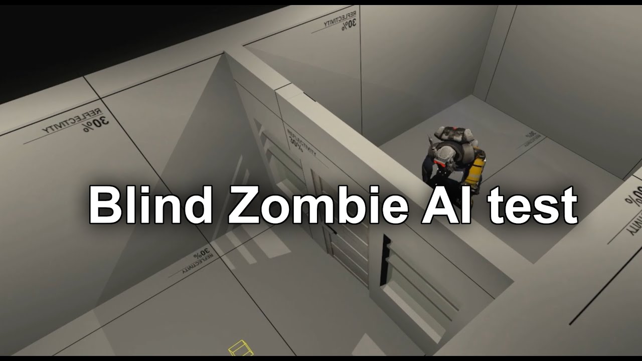Blind Zombie AI test (HLA Beta) - YouTube