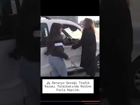 🚑 Senaryo Gereği Trafik Kazası Tatbikatında Rolüne Fazla Kapıldı