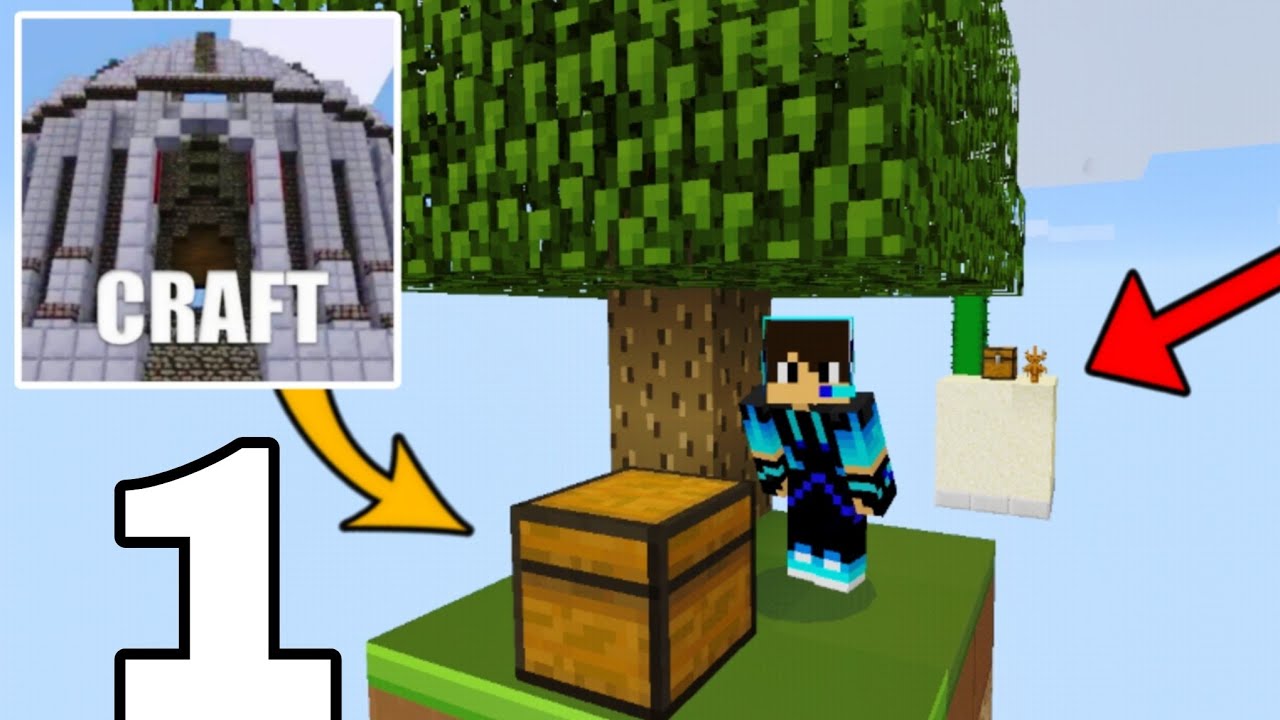 Minicraft - Skyblock survival gameplay walkthrough part 1 | Mizna ...