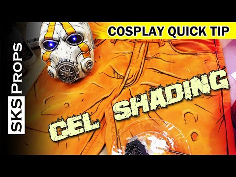 How to Paint a Borderlands Psycho Cel Shading Cosplay Tutorial
