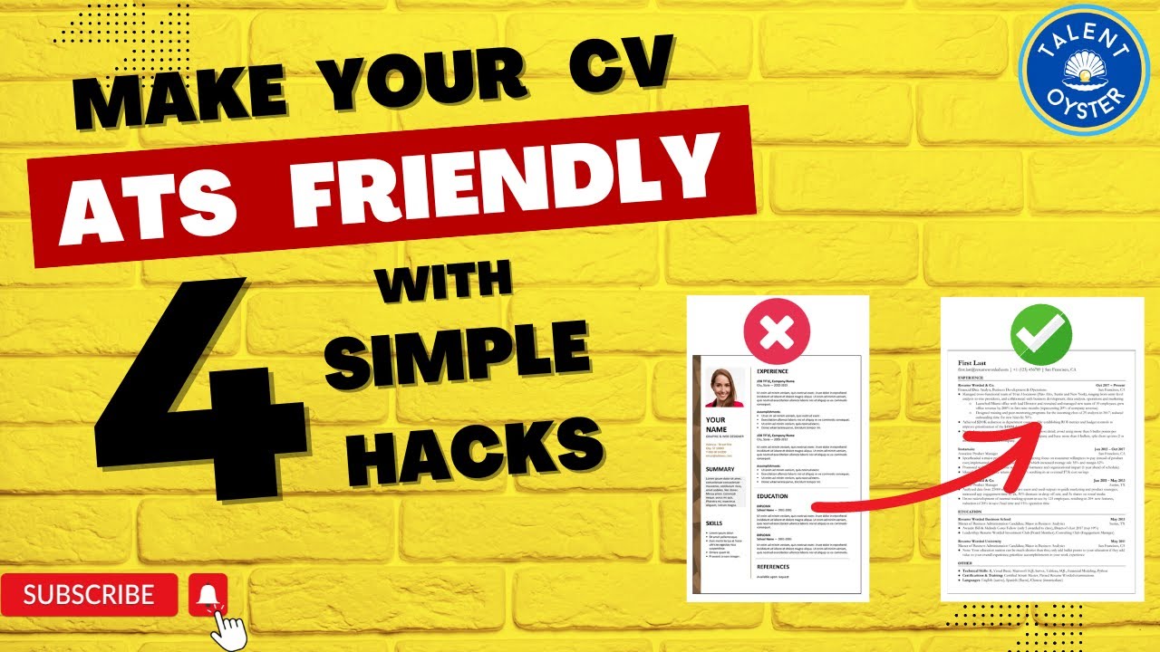 What is ATS? How to Make ATS Friendly CV #ats #cv #resume #jobsearch # ...