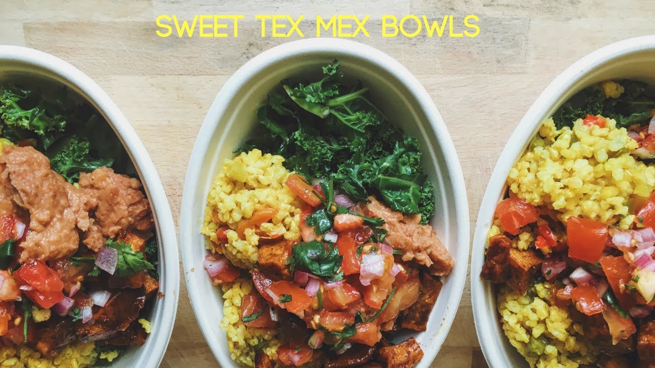 Sweet Tex Mex Bowls - YouTube
