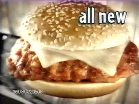 2002 McDonald's Commercial: All New Chicken Parmesan Sandwich - Aired ...