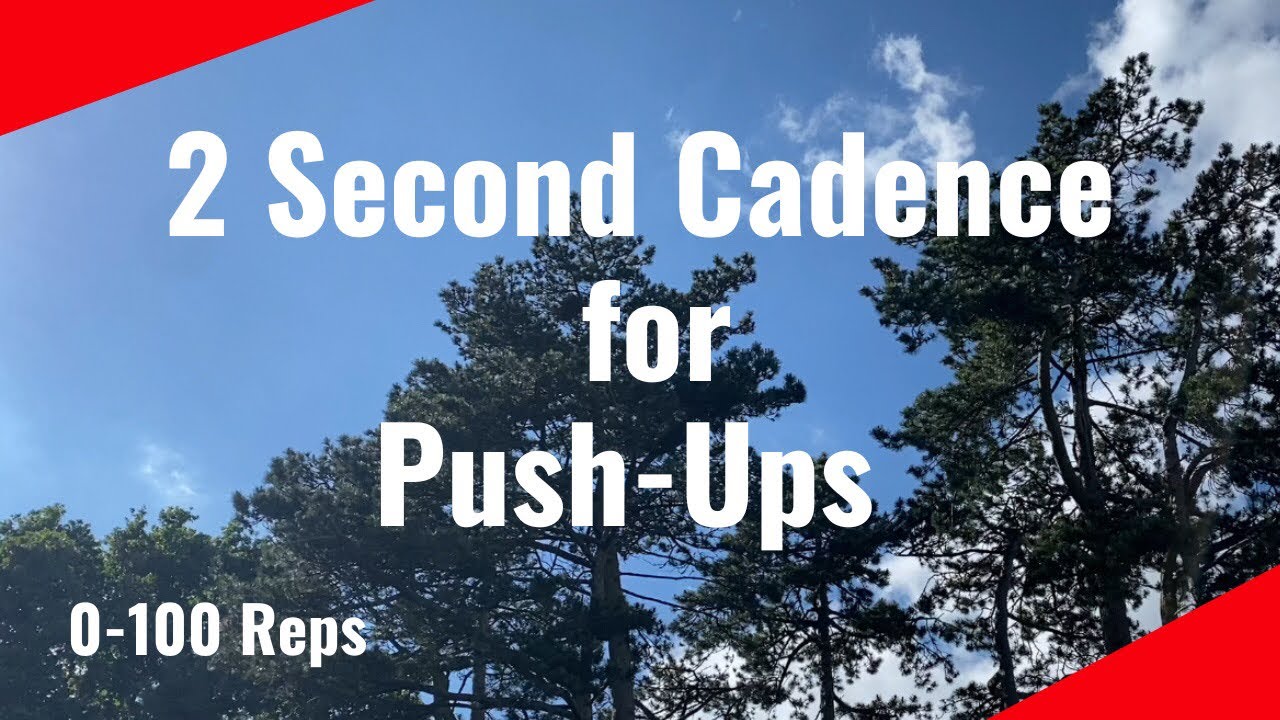 2 Second Cadence, Interval Timer for Push-Ups. Training & Test, 0-100 ...