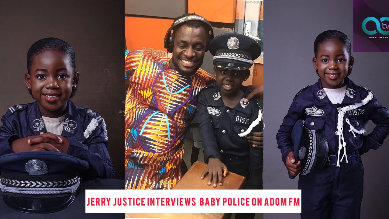 🇬🇭 Ghana’s Baby Police Aseda Interview with Jerry Justice on Adom 106.3 ...