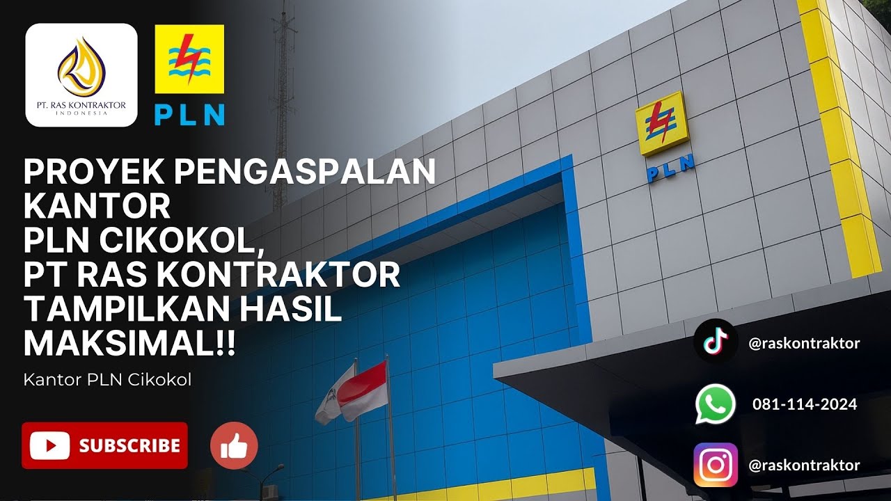 Kantor PLN : Jasa Pengaspalan Kantor PLN Cikokol Banten - PT. RAS ...