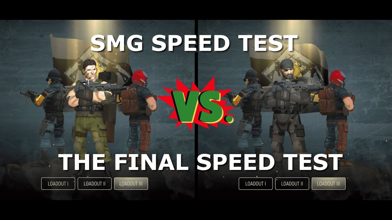 SMG speed test (Dutch vs Snek) -Tacticool - YouTube