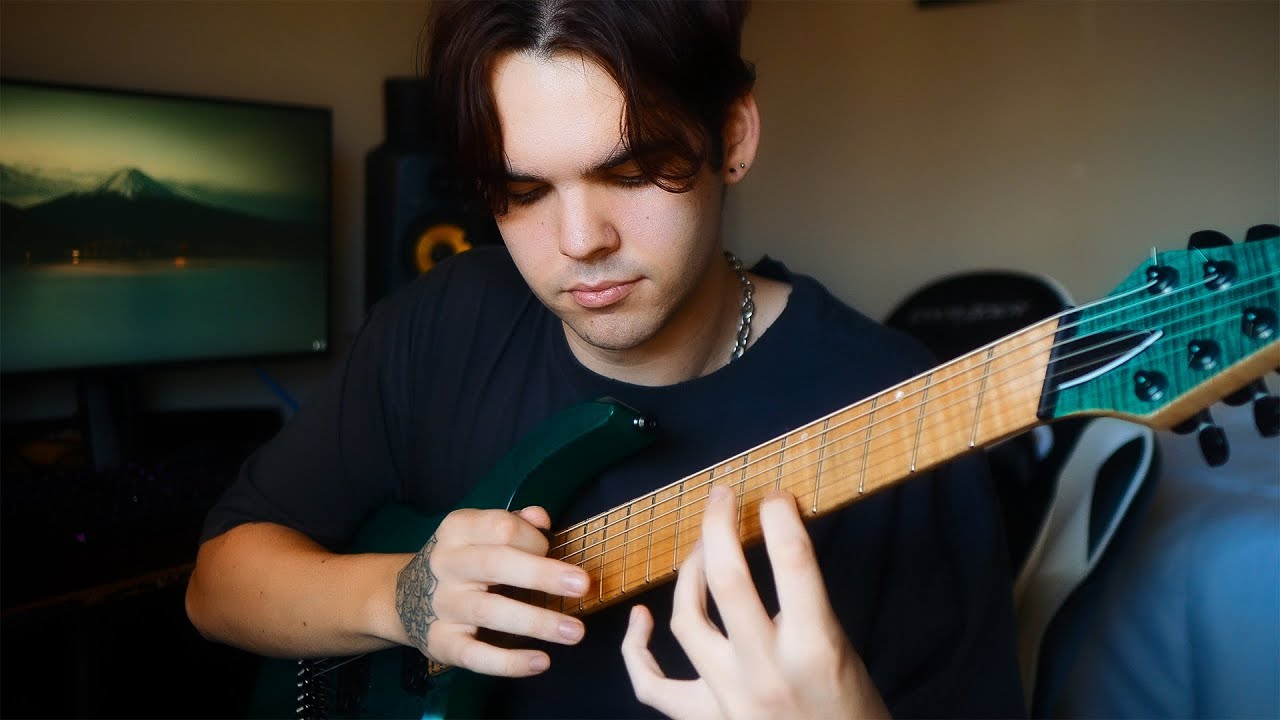 Modern Djent Riff: 7 String - YouTube