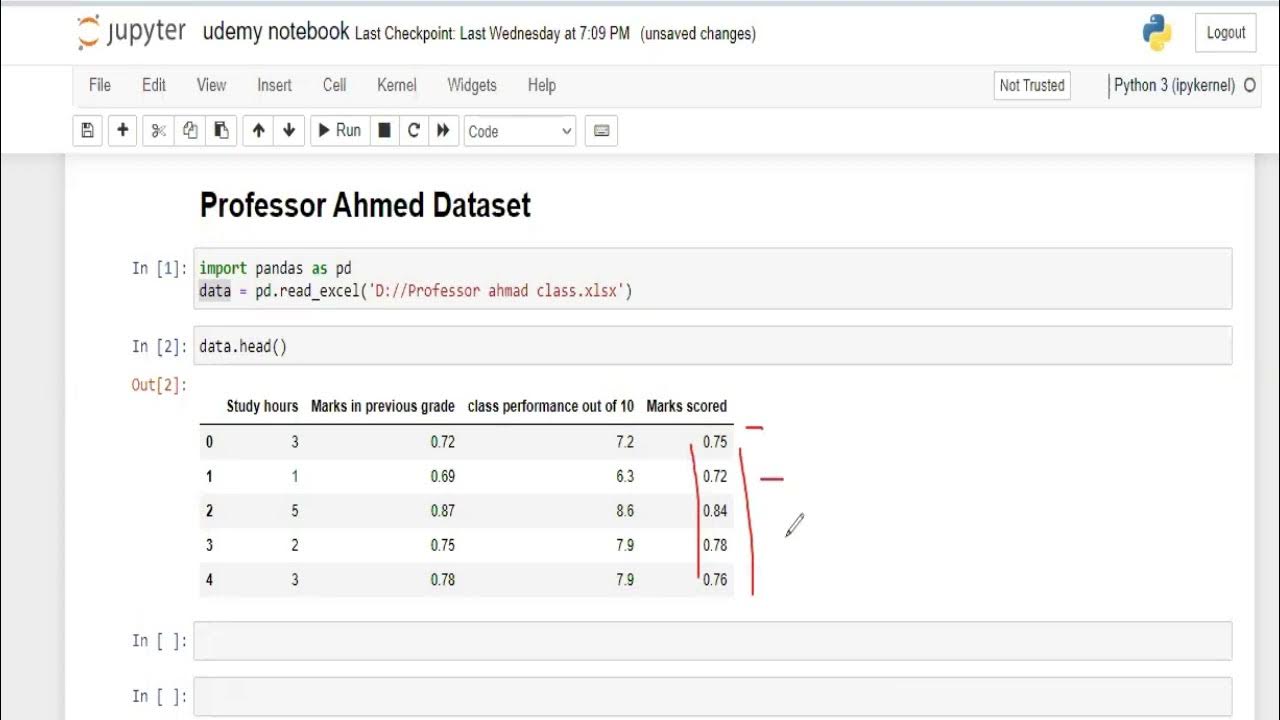 separating features and labels in python, machine learning task - YouTube