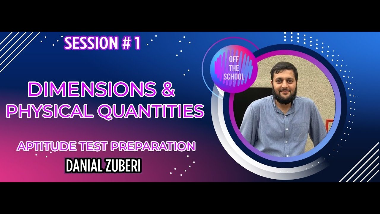 Dimensions & Physical Quantities | Aptitude Test Preparation with ...