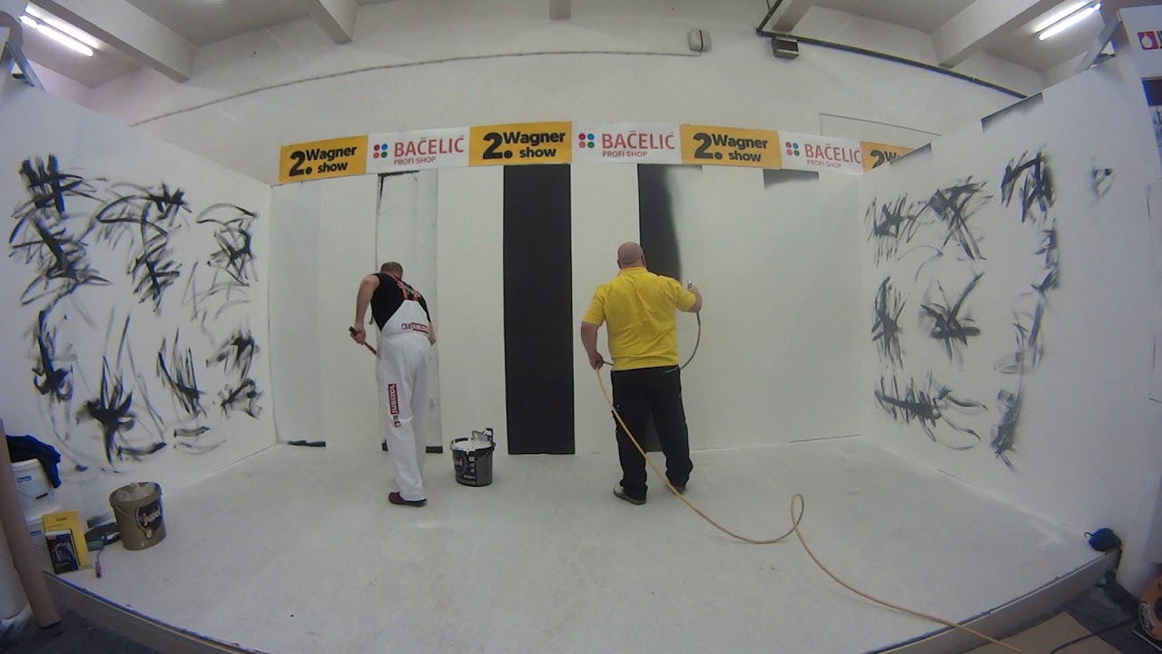 Wagner Superfinish 23 - coloring machine - comparison speed between ...