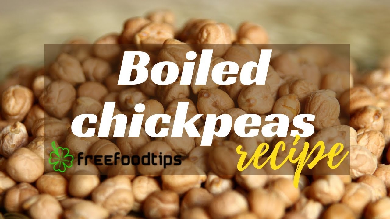 Boiled chickpeas recipe - YouTube
