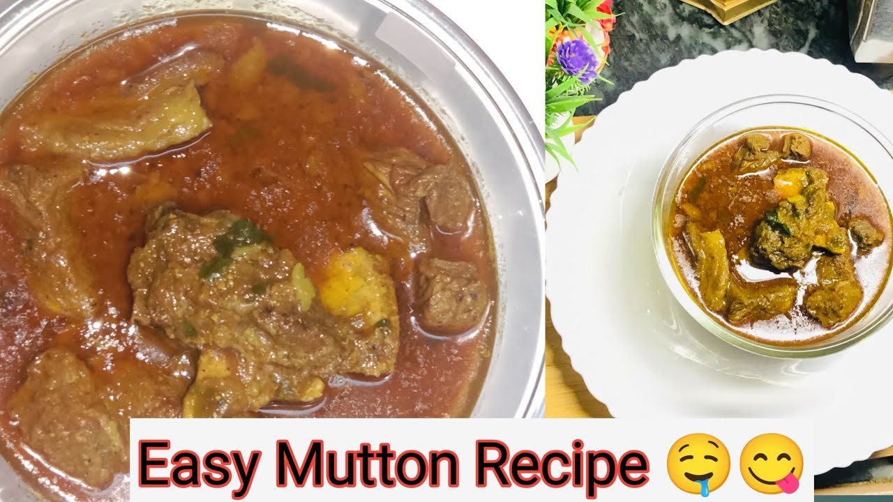 Easy Mutton Recipe 🤤 😋🍖🥩 - YouTube