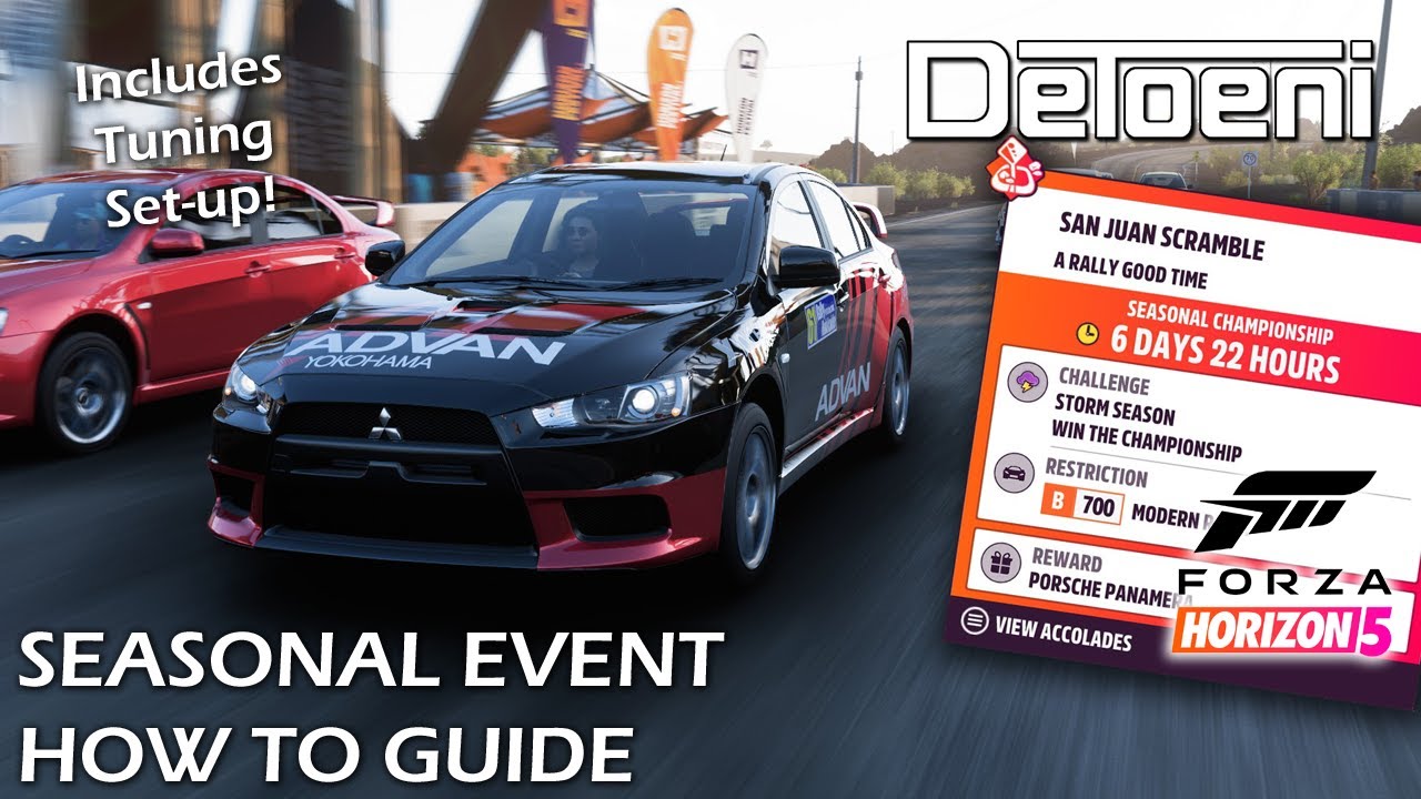 A Rally Good Time Race Event Forza Horizon 5 How To Guide - YouTube
