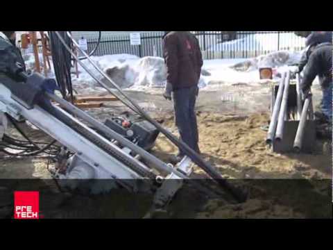 Drilling of geothermal wells with the direct-push method - YouTube
