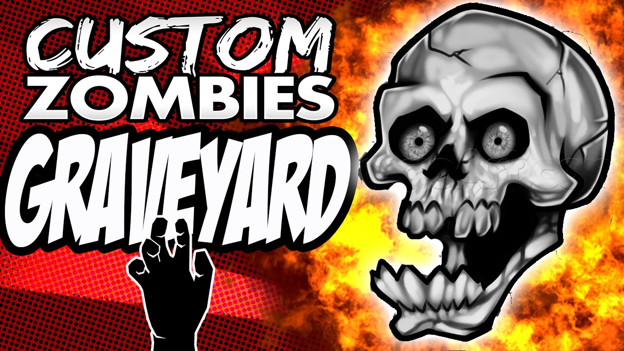 Spooky Skeleton Zombies "Graveyard Challenge" (Call of Duty Zombies ...