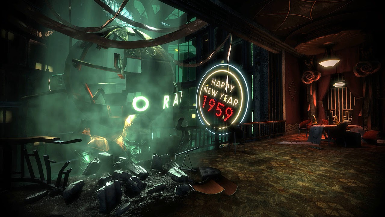 Bioshock Kashmir Restaurant Ambiance - If I Didn't Care - YouTube