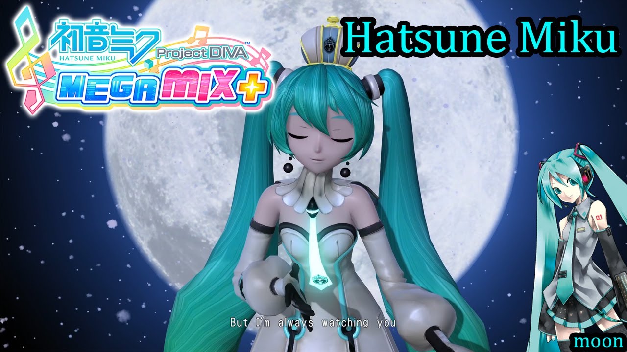 Project Diva Mega Mix+- Hatsune Miku- moon (HD) - YouTube