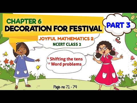 Class 2। Chapter 6 । Decoration For Festival। Part- 3।New NCERT Math textbook । Joyful ...