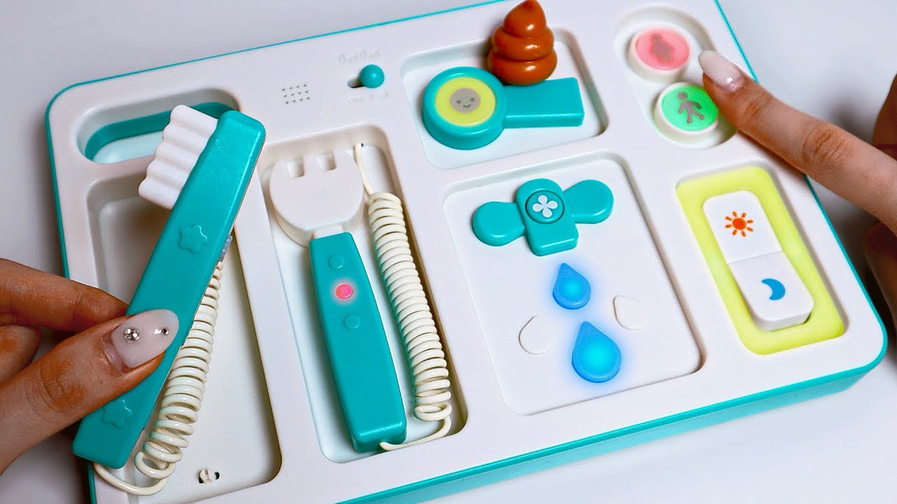 Toy asmr 🩵 Fidget Board Toy ASMR | No talking & No music | Satisfying ...