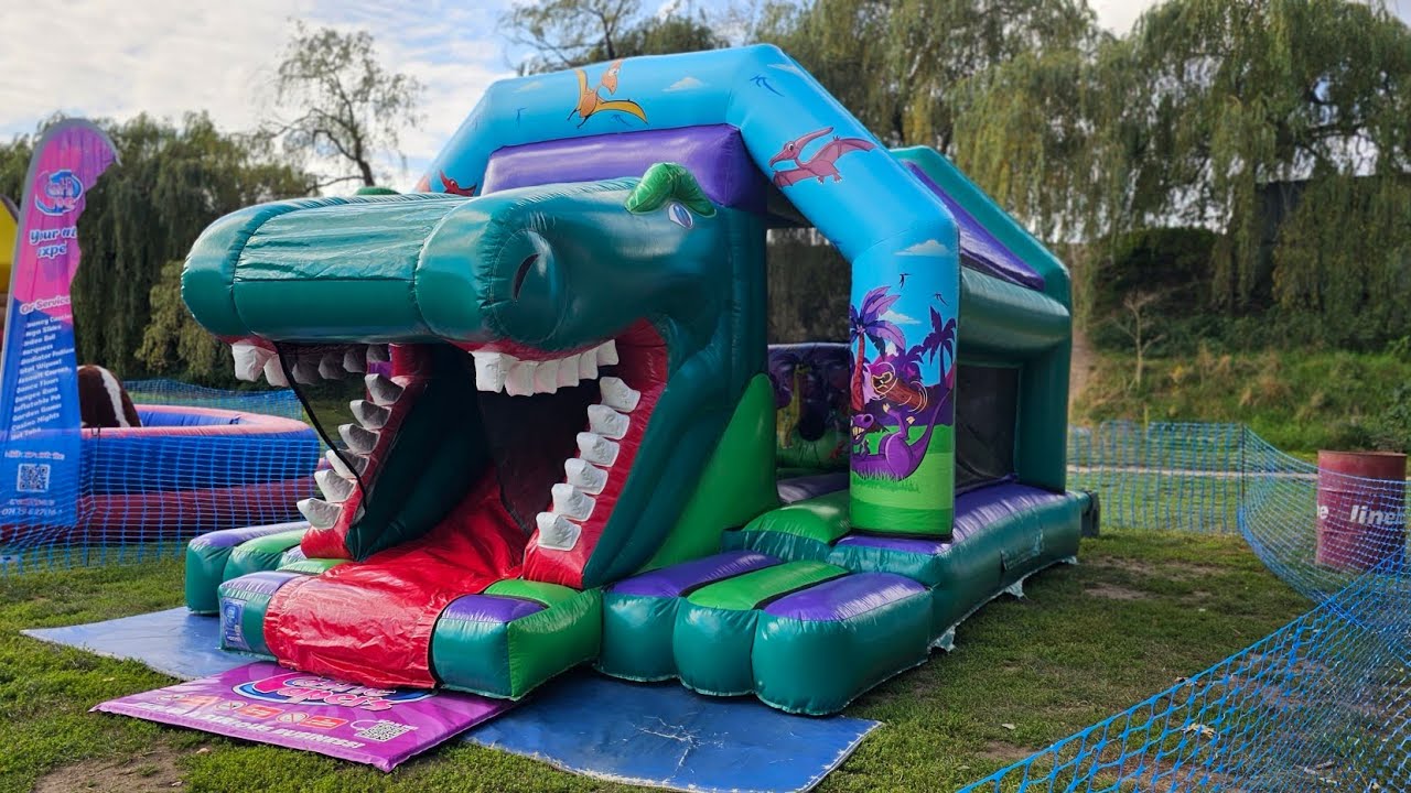 3D Dinosaur Disco inflatable |Installation and Deflation video | Castle ...