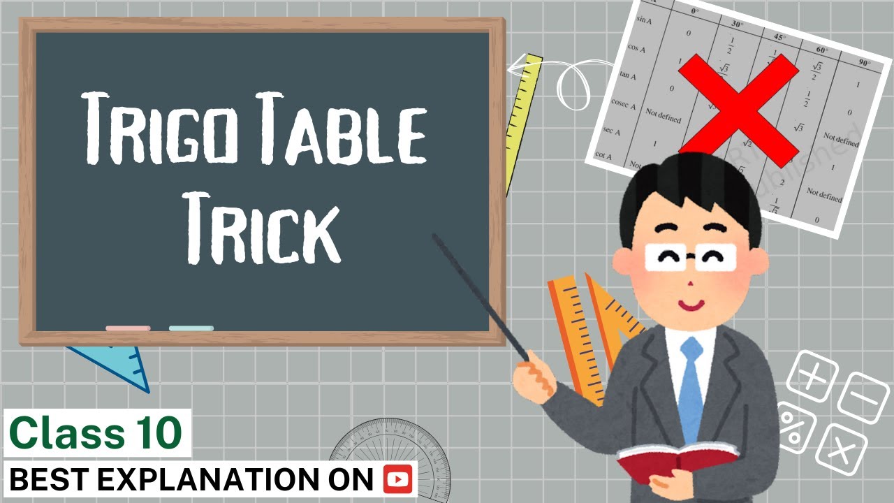 TRIGO TABLE TRICK I Class 10 - YouTube