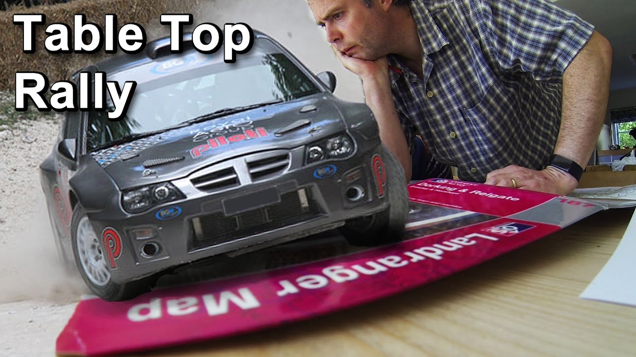 Tabletop Rally (Navigator practice) in leiu of available motorsport ...