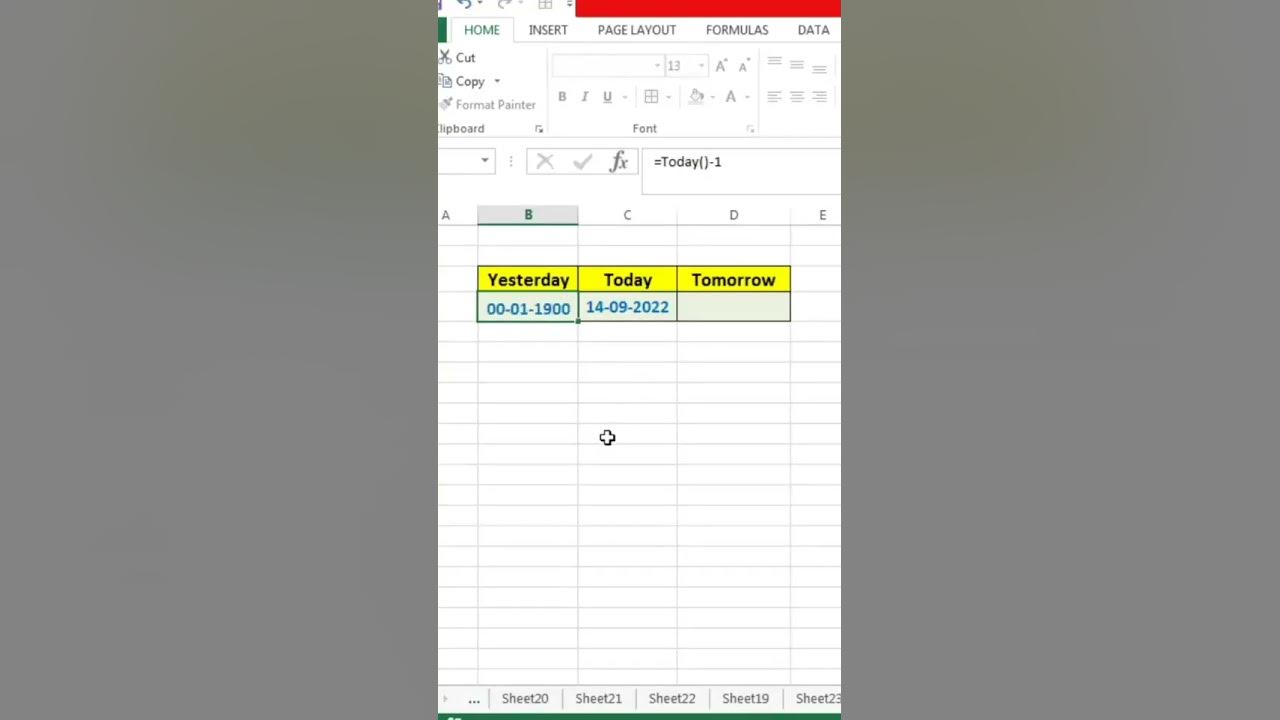 Find Date Trick Shorts Excel Exceltutorial Youtube