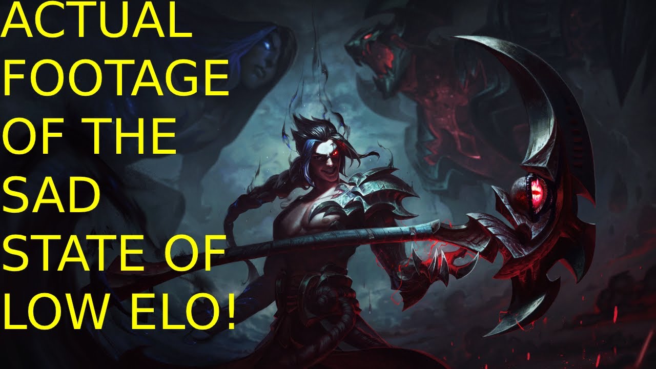 THE SAD STATE OF LOW ELO! Kayn gameplay. l Pliokanche - YouTube