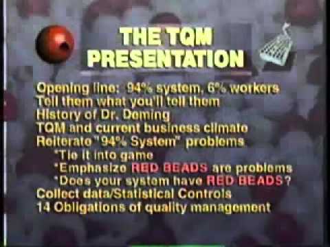 Part 2 - Dr. Deming Red Bead Experiment - Learn to Live the Talk - YouTube