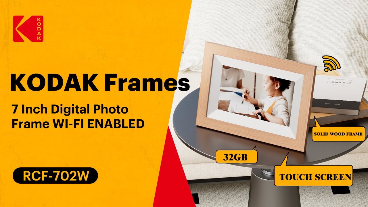 RCF-702W Kodak Digital Photo Frames 7 inch digital picture frame #kodak ...
