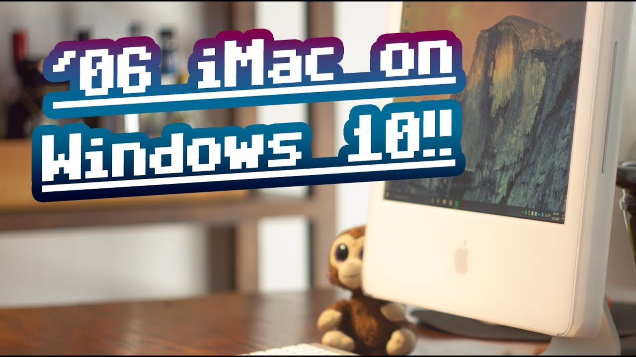 '06 iMac running Windows 10 - how to teardown to upgrade the CPU - YouTube