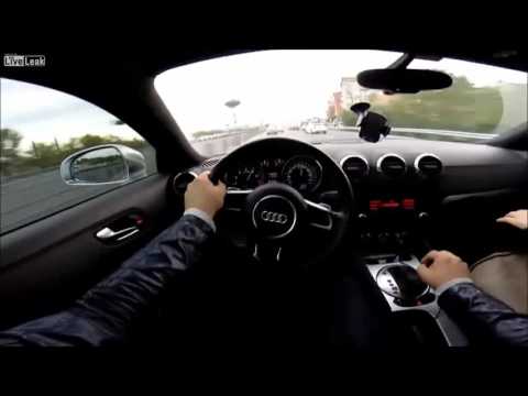 İstanbulda audi ile efsane makaslar atan adam
