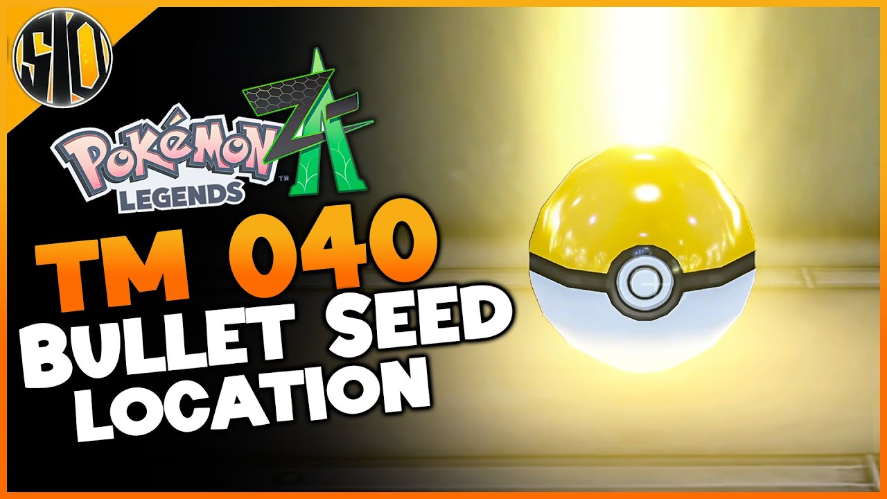 Pokemon Legends Z-A Bullet Seed (TM 040) Location - YouTube