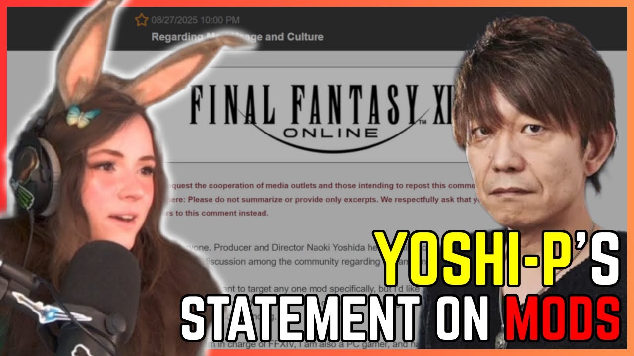 Yoshi-P’s Statement on MODS [Final Fantasy XIV] - YouTube