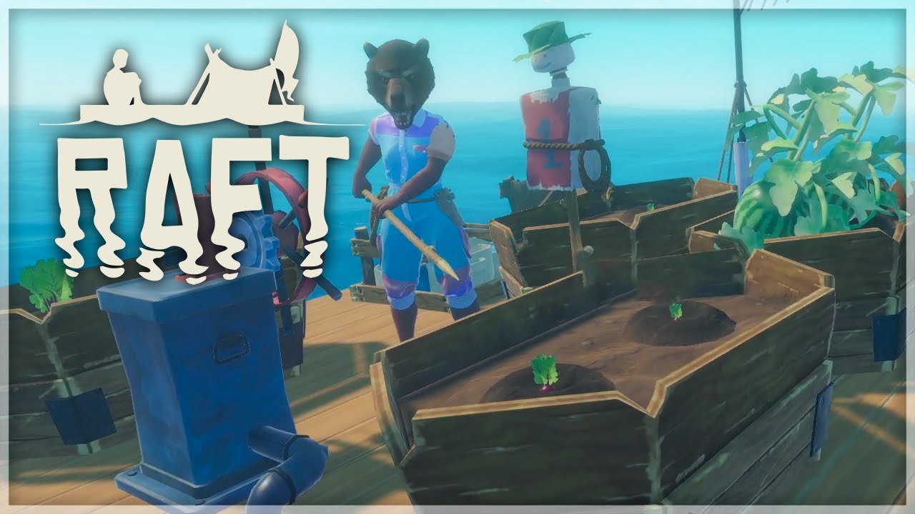 Automating Food With Planters And Water | Raft In 2023 | Part 15 - YouTube