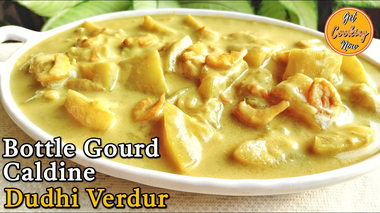 Goan Bottle Gourd Caldine with Dried Prawns | Dudhi Ani Sukhe ...