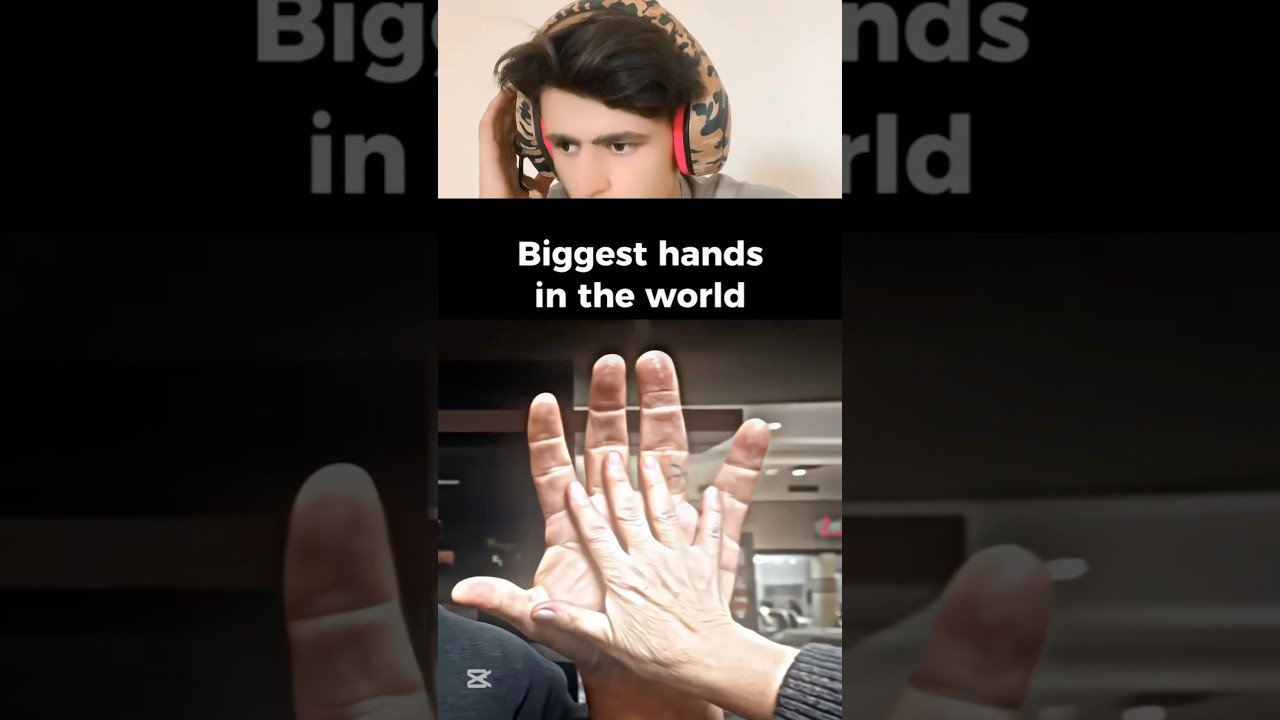 BIGGEST HANDS IN THE WORLD |🖐️#short #shorts #youtubereactionvideos ...