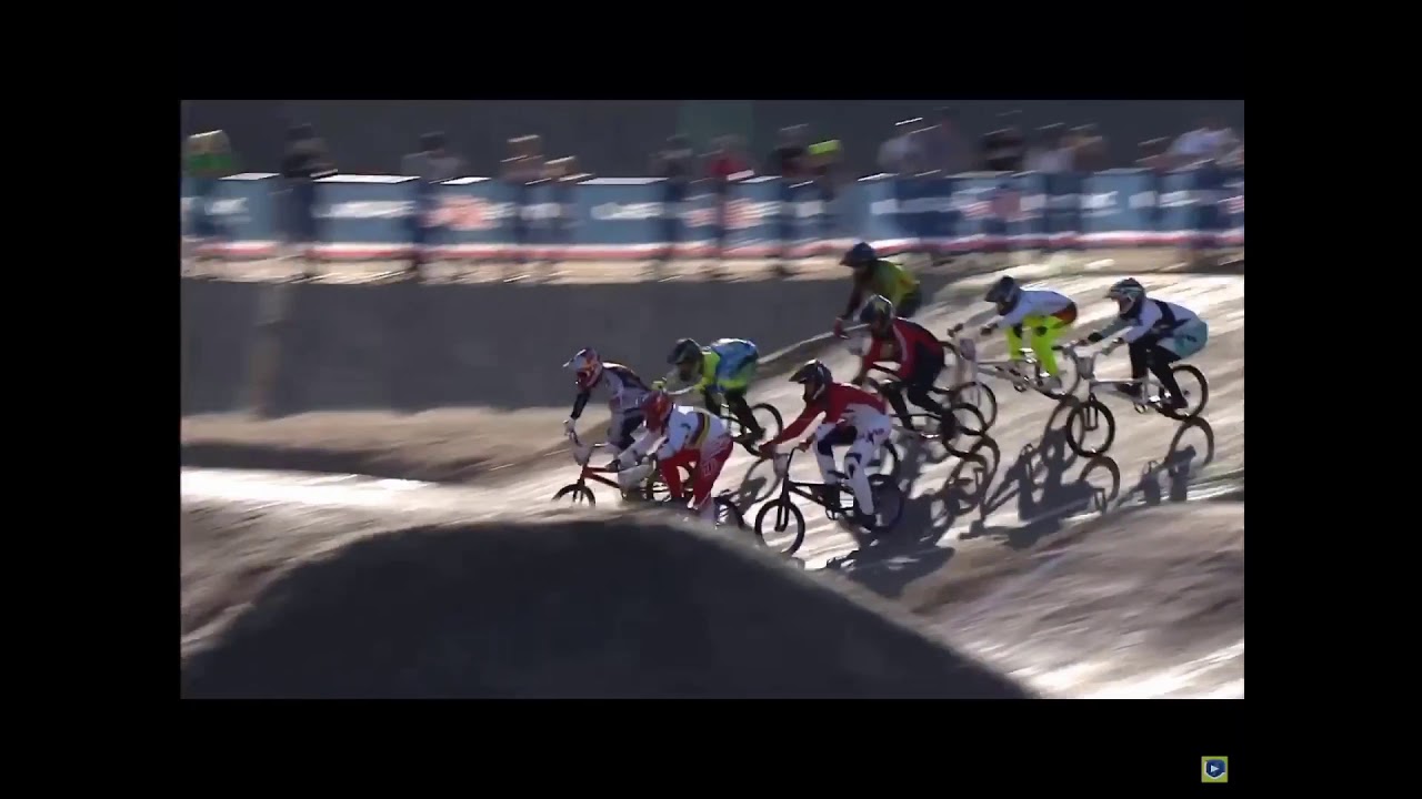 Bmx racing first straight ! - YouTube