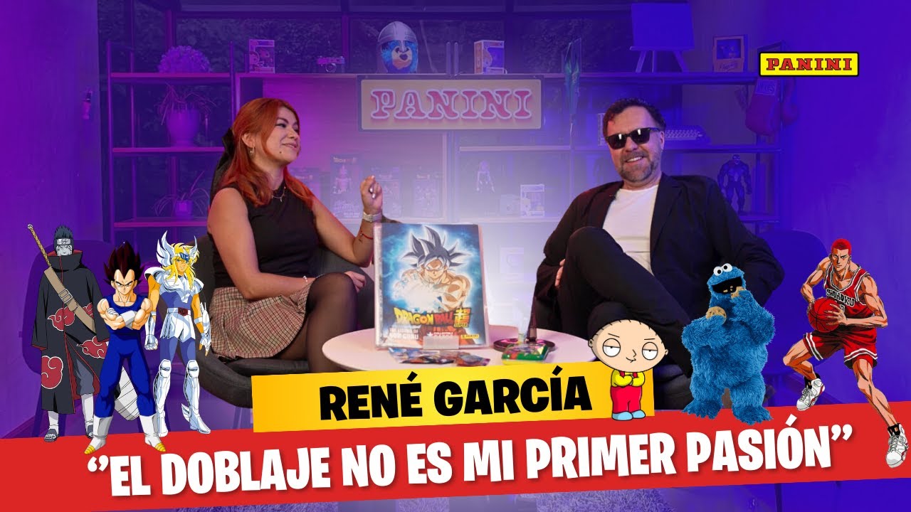 RENÉ GARCÍA ''El mejor doblaje es cuando se te olvida que existe'' 🗣🎙| #DoblajeLatino #Panini ...