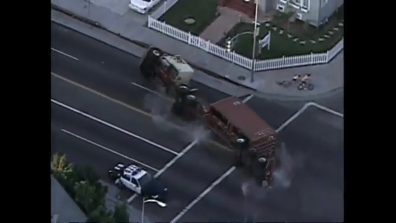 Police Chase In Los Angeles, California, August 1, 2006 - YouTube