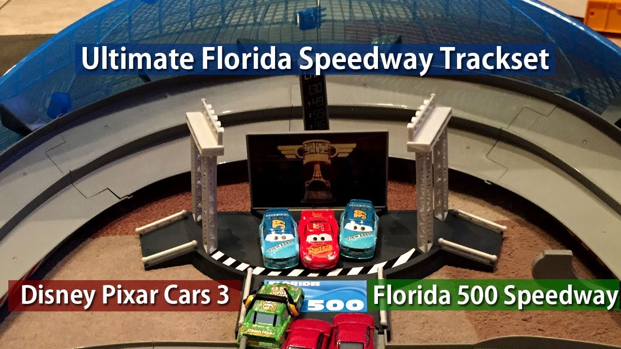Disney Cars 3 Florida 500 Ultimate Speedway Trackset, Pixar Car 3 ...
