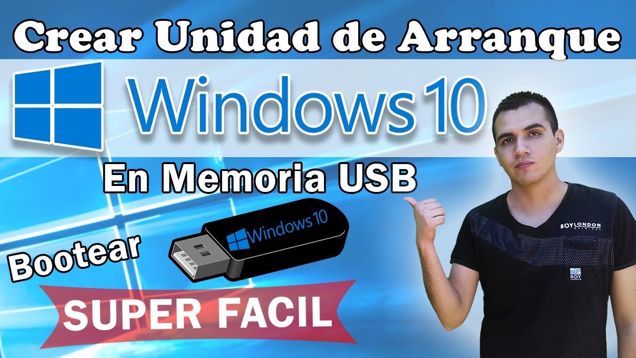 Crear USB BOOTEABLE de Windows 10 FACIL Y RAPIDO | bootear Windows 11 ...